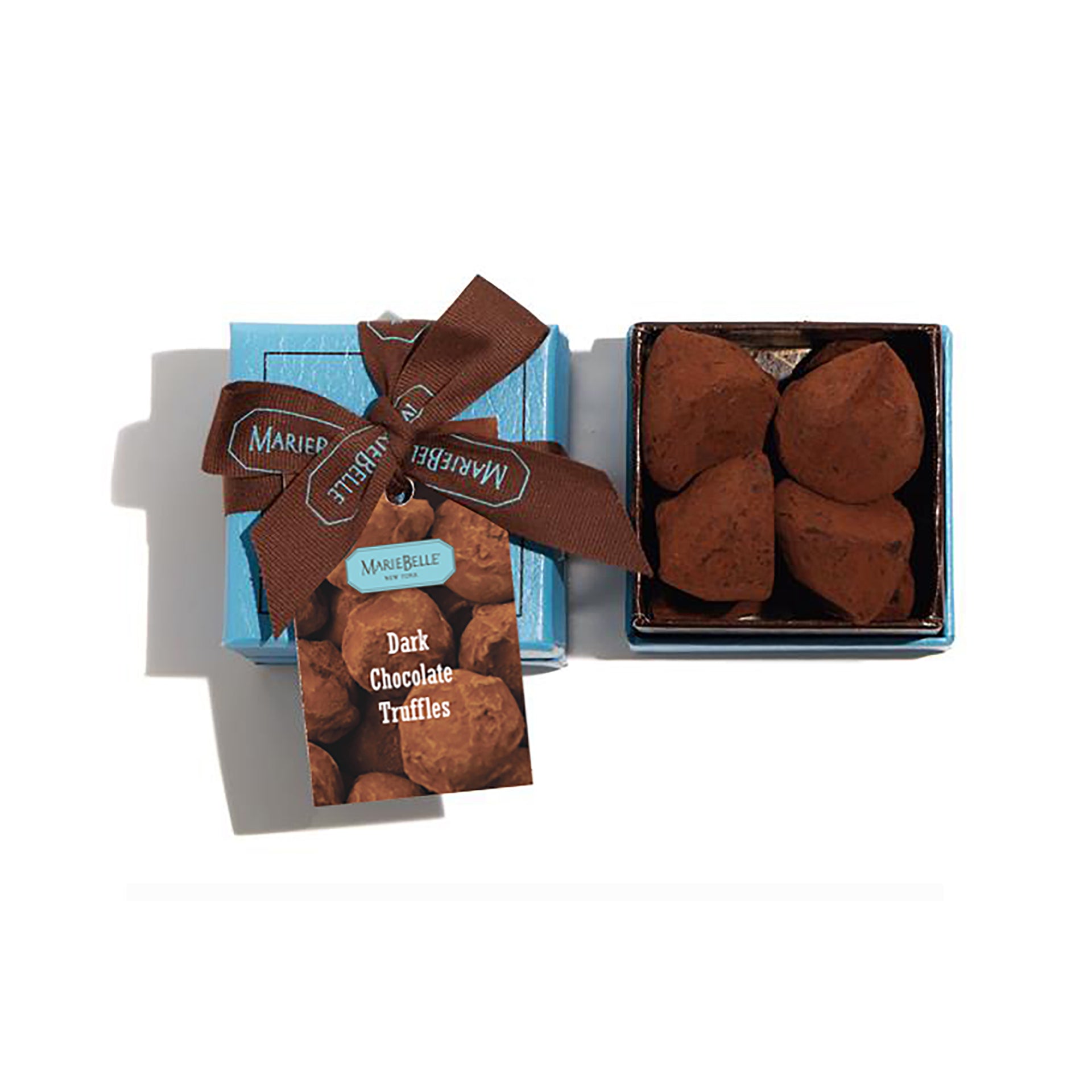 12pc Dark Chocolate Truffle Box || MarieBelle New York